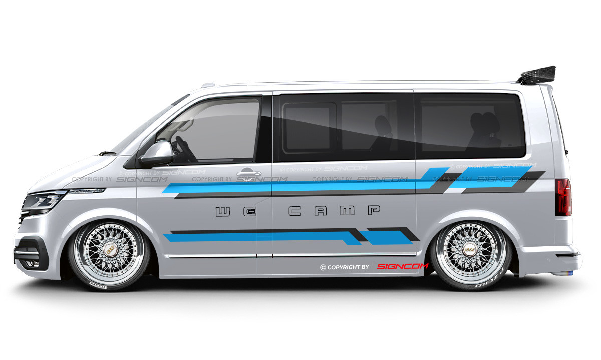 Bus Transporter Camping Design Set 03 | Bus Transporter Camping Graphic ...